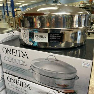 Oneida | Kitchen | Oneida Stainless Steel 8inch X 12inch Oval Dome ...